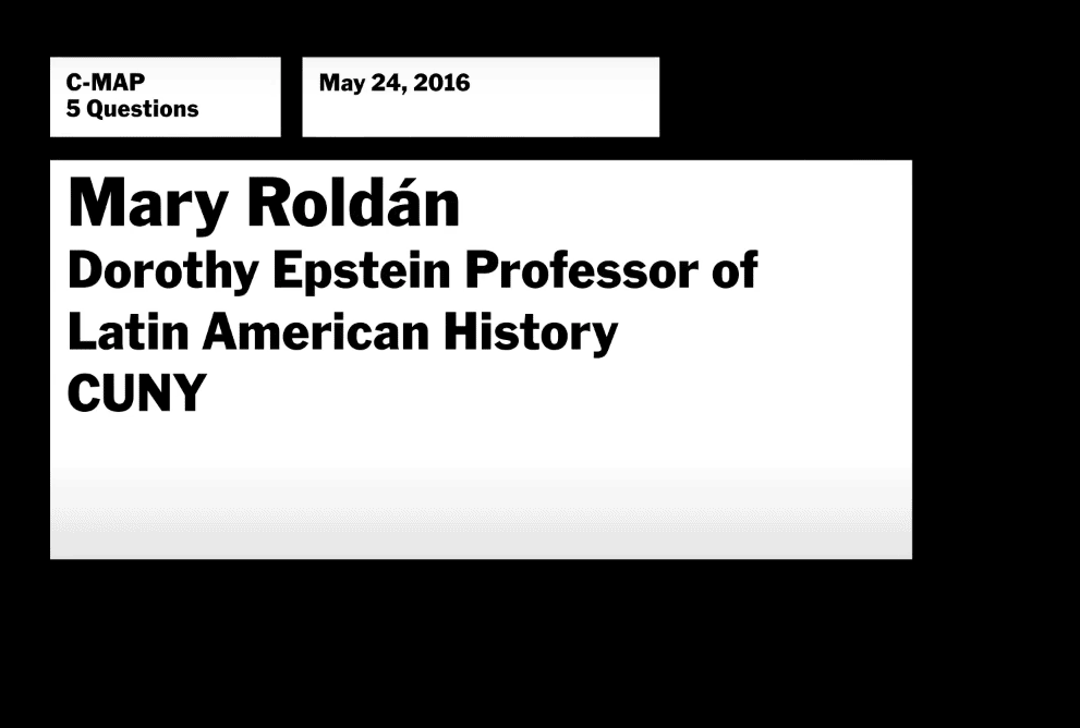 5 Questions with Mary Roldán - post