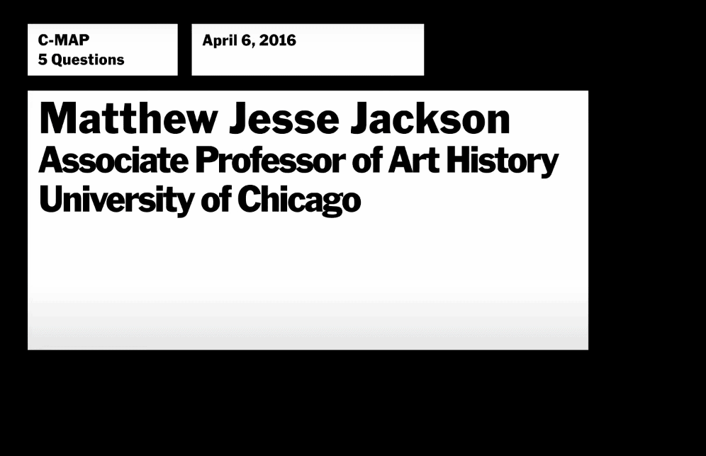 5 Questions with Matthew Jesse Jackson - post