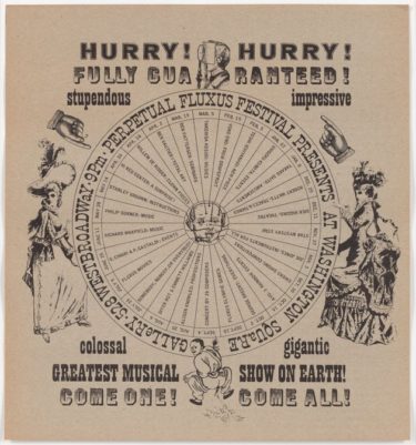 Festum Fluxorum: Posters of Fluxus Festivals - post