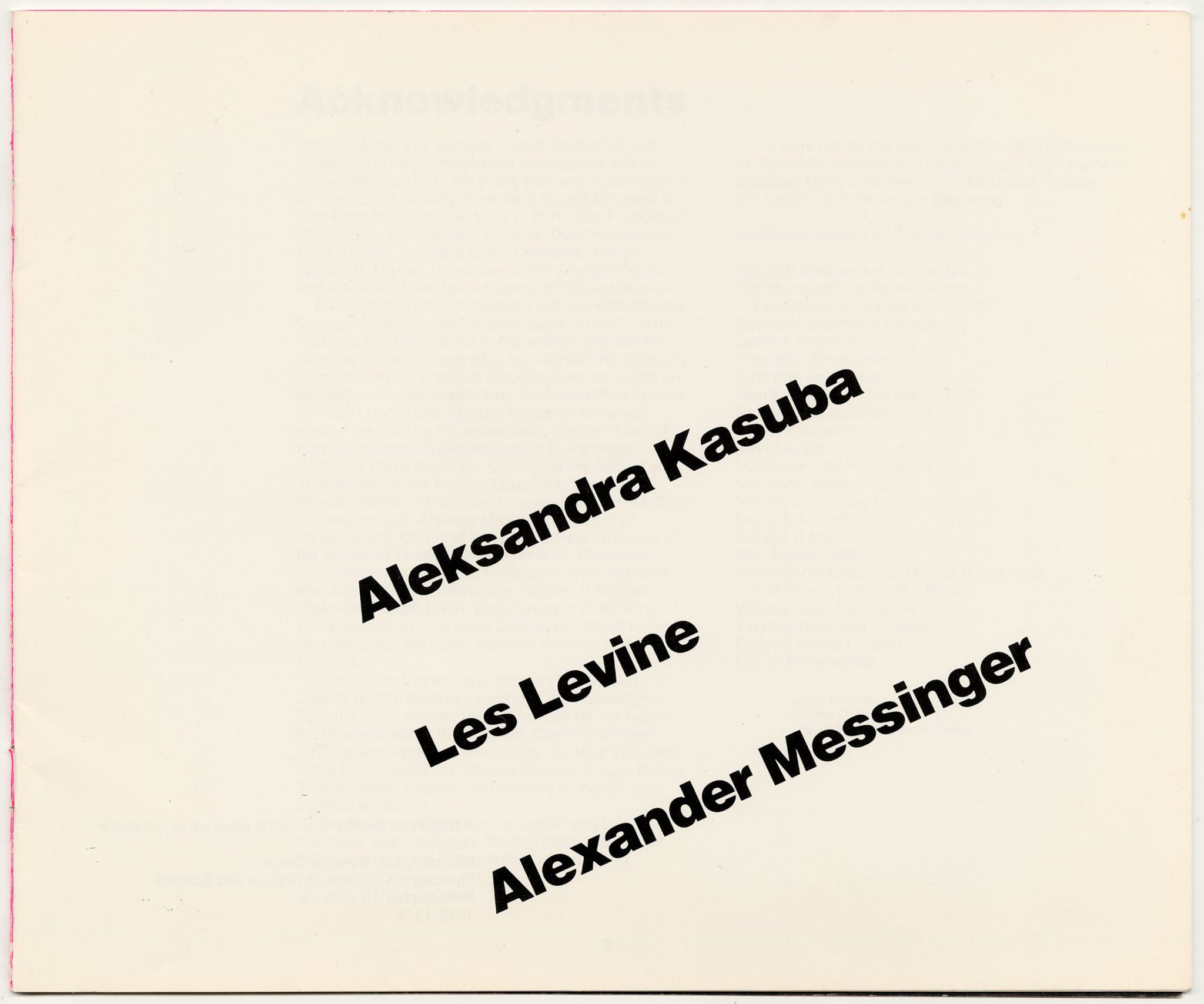 Aleksandra Kasuba’s Shelters - post